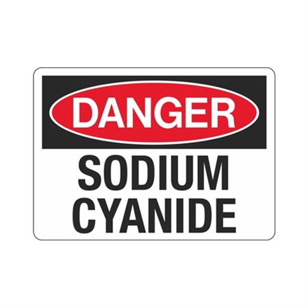 Danger Sodium Cyanide Sign | Carlton Industries