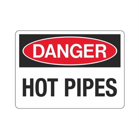 Danger Hot Pipes Sign | Carlton Industries
