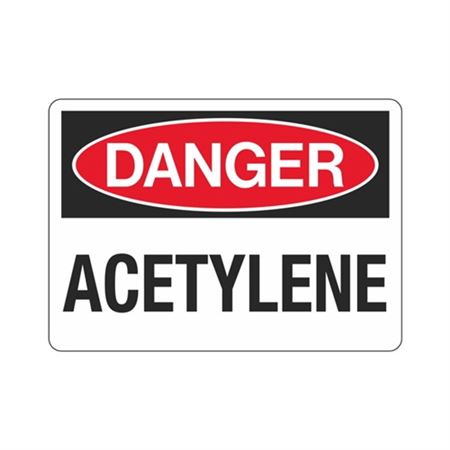Danger Acetylene (Chemical) Sign | Carlton Industries