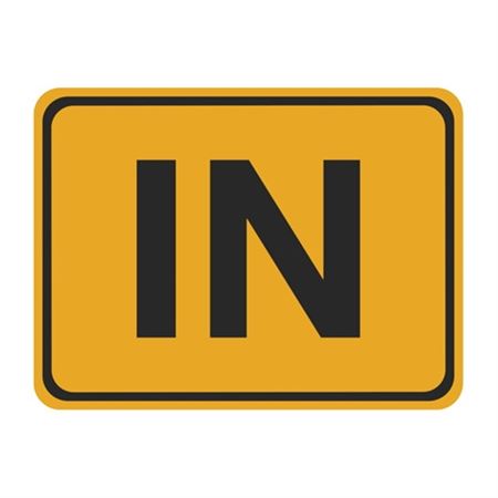 IN Sign 18" x 24" | Carlton Industries