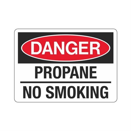 Danger Propane No Smoking Sign | Carlton Industries