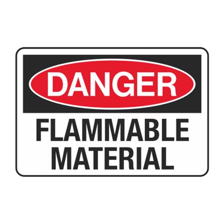 Danger Flammable Material Decal | Carlton Industries