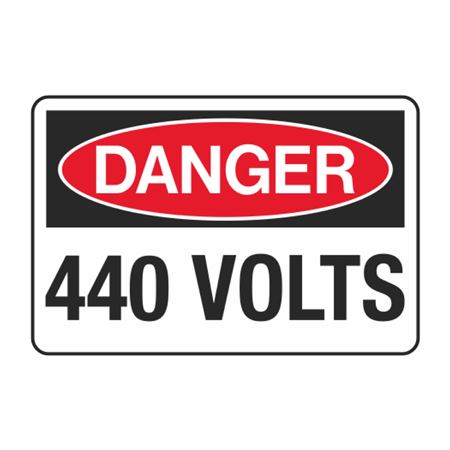 Danger 440 Volts Decal | Carlton Industries
