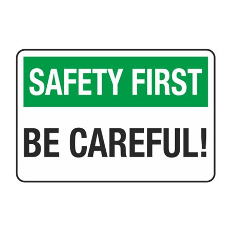 Safety First Be Careful! Decal | Carlton Industries