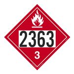 UN Numbered Placards